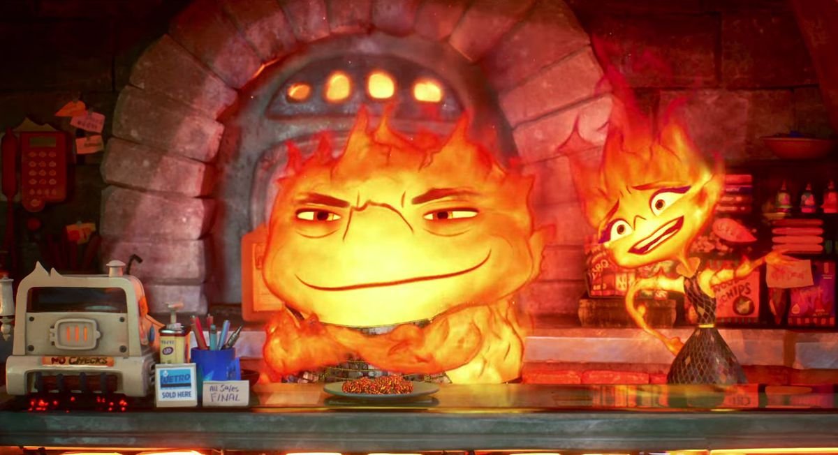 Elemental Review- A Forbidden Love Story with Beautiful Pixar Animation ...