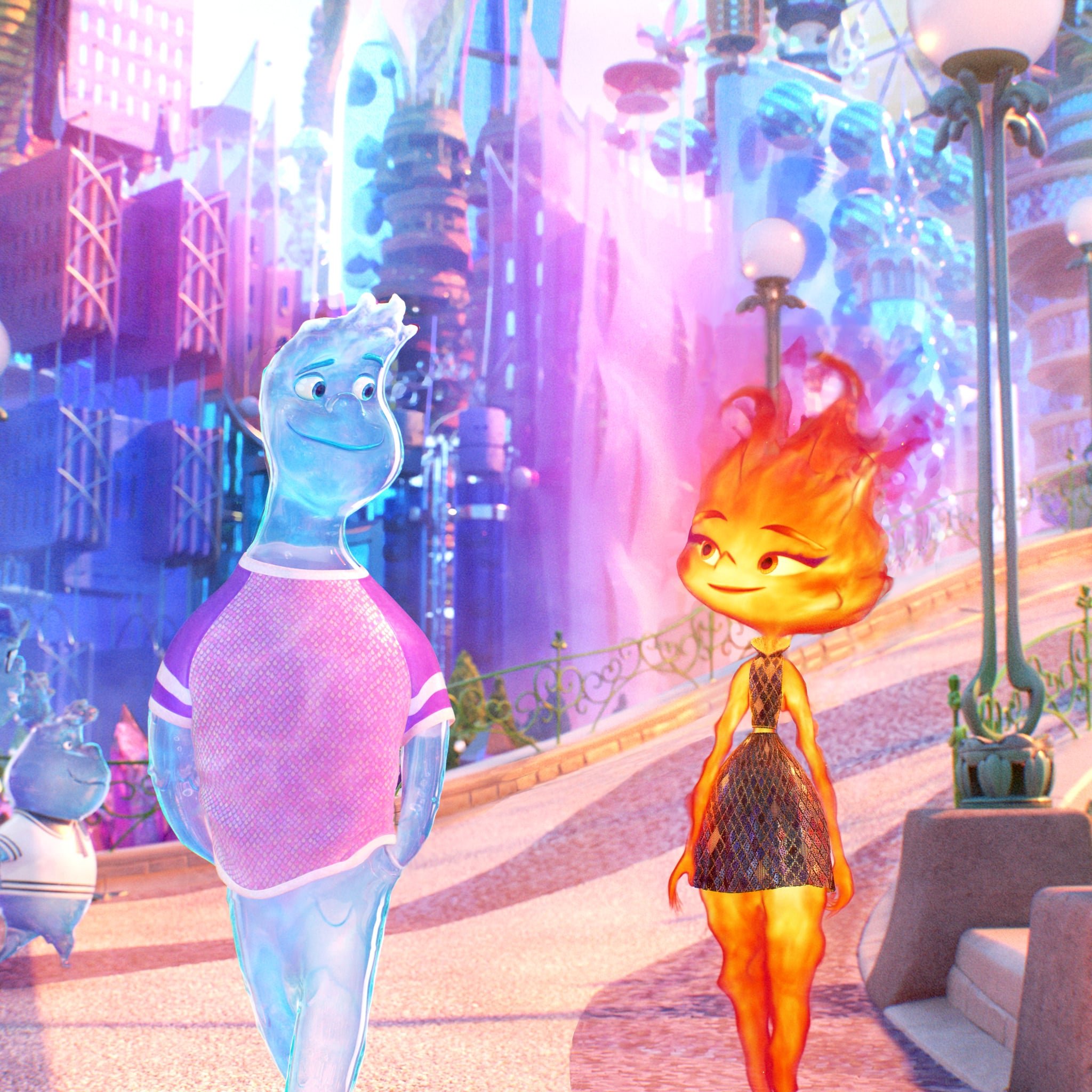 Elemental Review- A Forbidden Love Story with Beautiful Pixar Animation ...